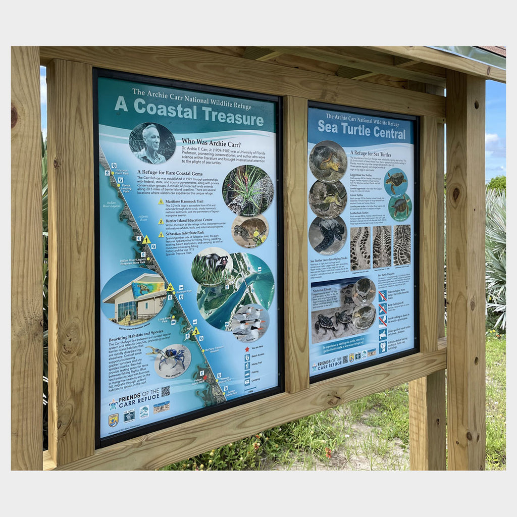 Archie Carr National Wildlife Refuge Signage Installed – drawnbydawn