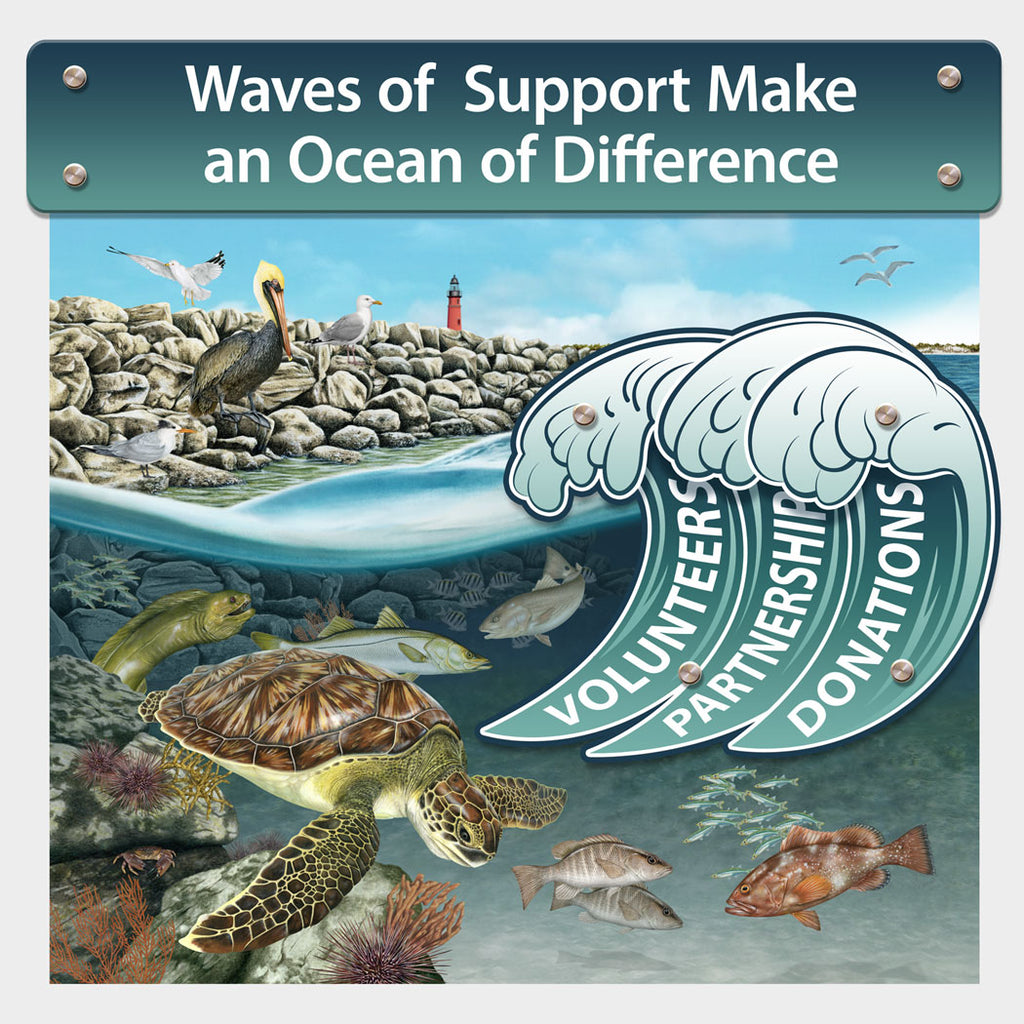 "Waves of Support" Sign – drawnbydawn