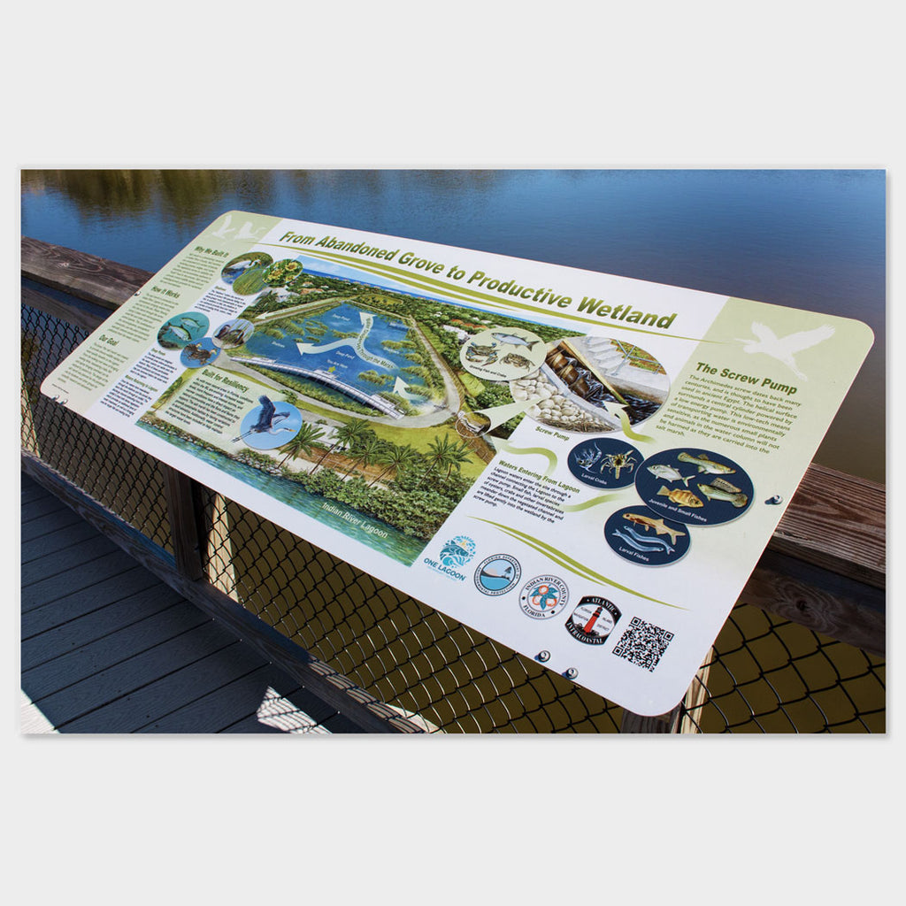 Jones' Pier "Creation of a Salt Marsh" Display Panel Installed ...